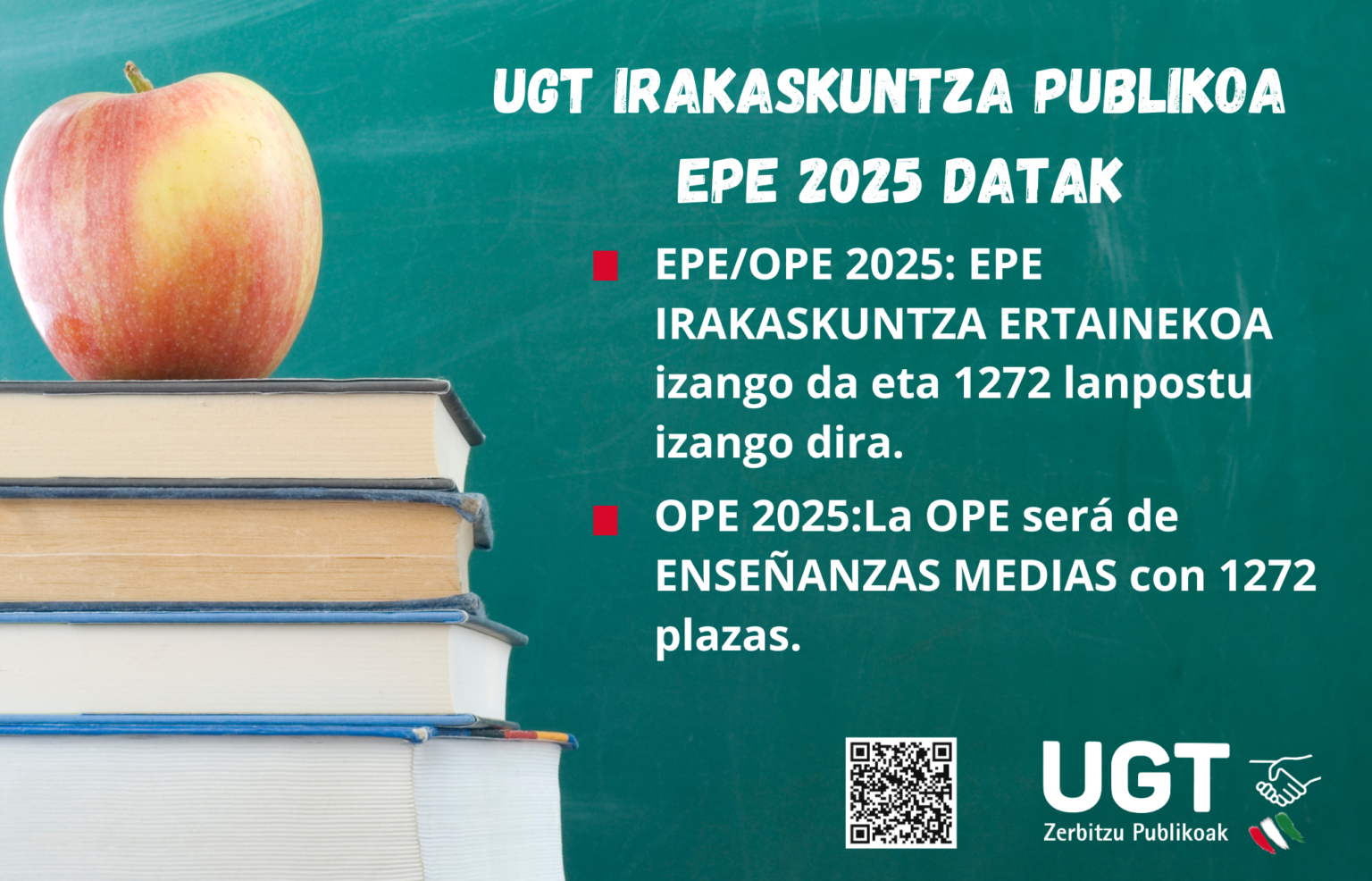 Ope Euskadi 2025 – OPE 2025. Profesores y Profesoras de Enseñanza ...